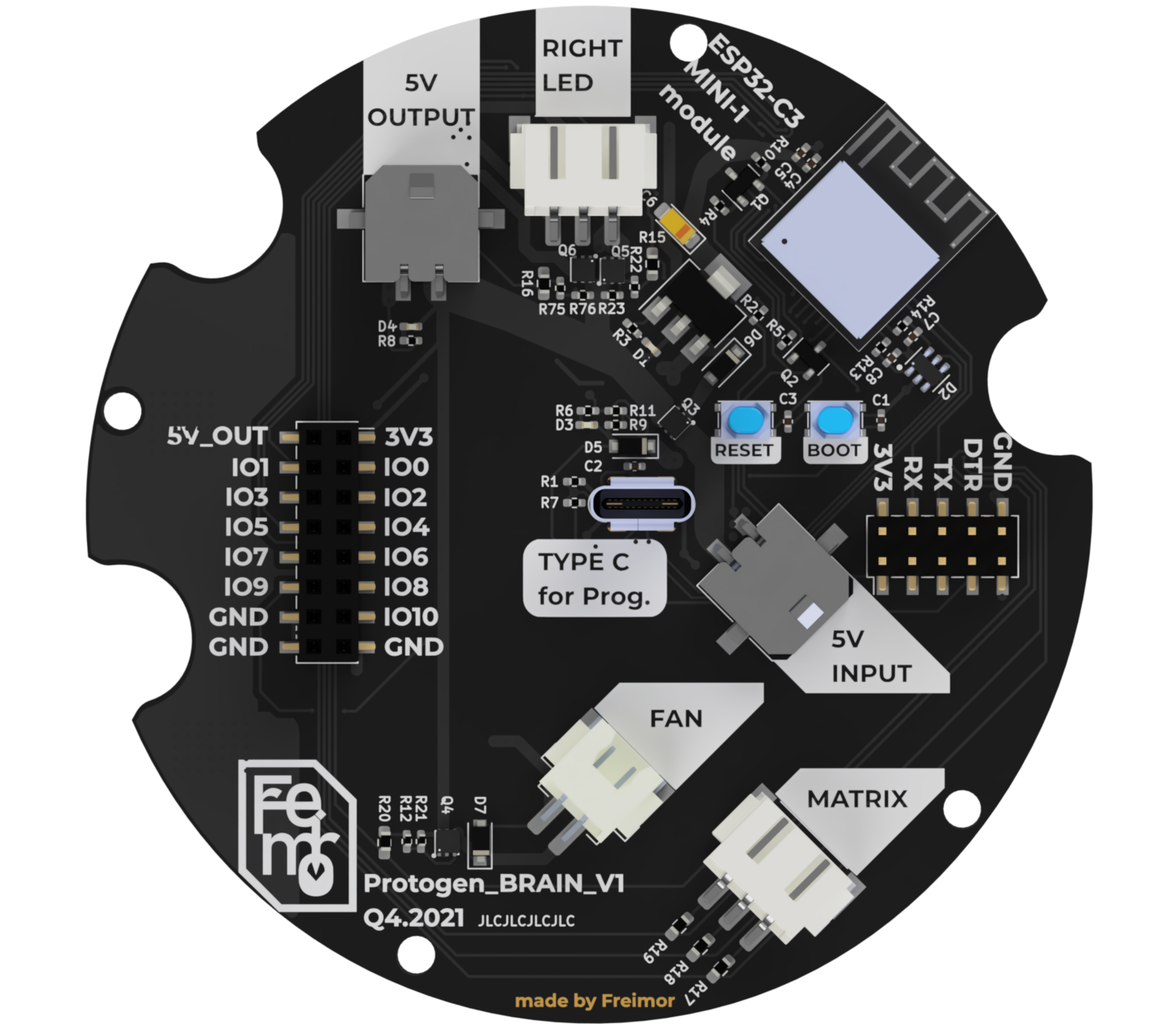 GitHub - Freimor/Protogen_Helmet_1: Protogen helmet for Wolfy