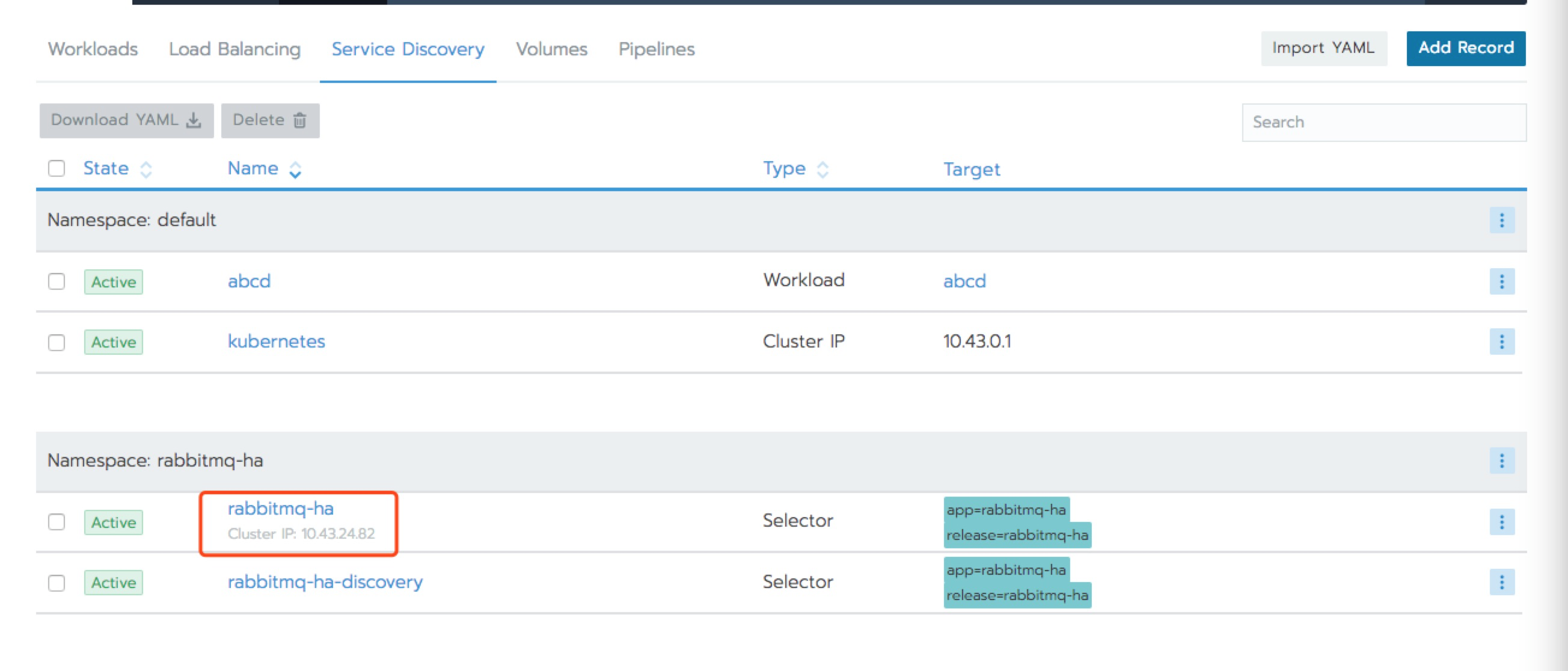 Error when upgrading app: spec.clusterIP: Invalid value · Issue #13734 · rancher/rancher · GitHub