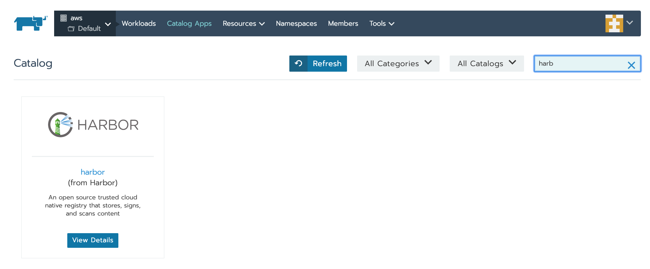 Support Harbor in Rancher Catalog · Issue #6617 · goharbor/harbor · GitHub