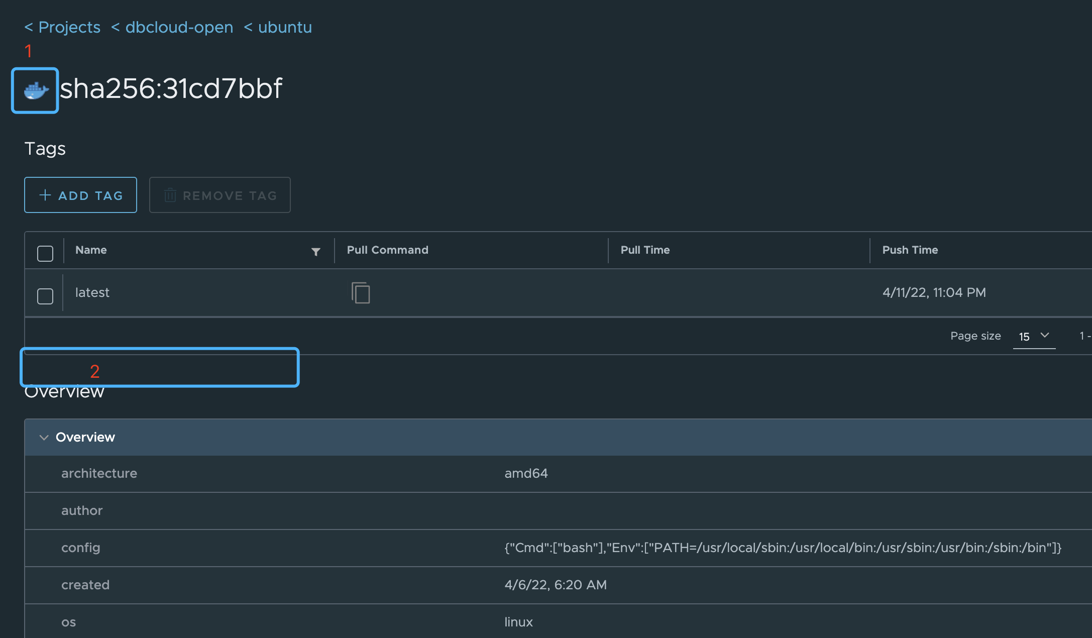 docker image artifacts need a customized picture(logo) field · Issue ...