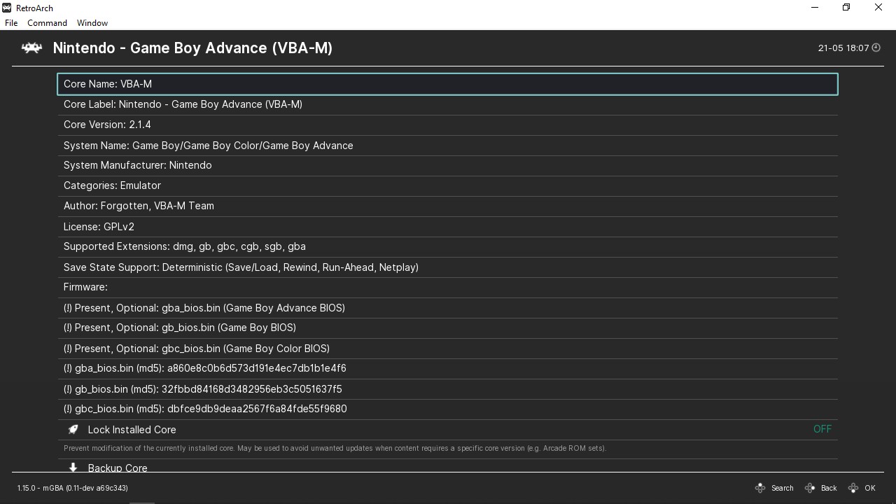 Can T Turn Codes On Or Off Until Emulator Is Closed Them Restarted · Issue 2930 · Mgba Emu
