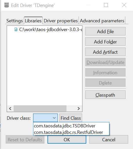 Setup Jdbc Driver Fail Dbeaver For Tdengine V3 · Issue 19309 · Taosdatatdengine · Github 6537