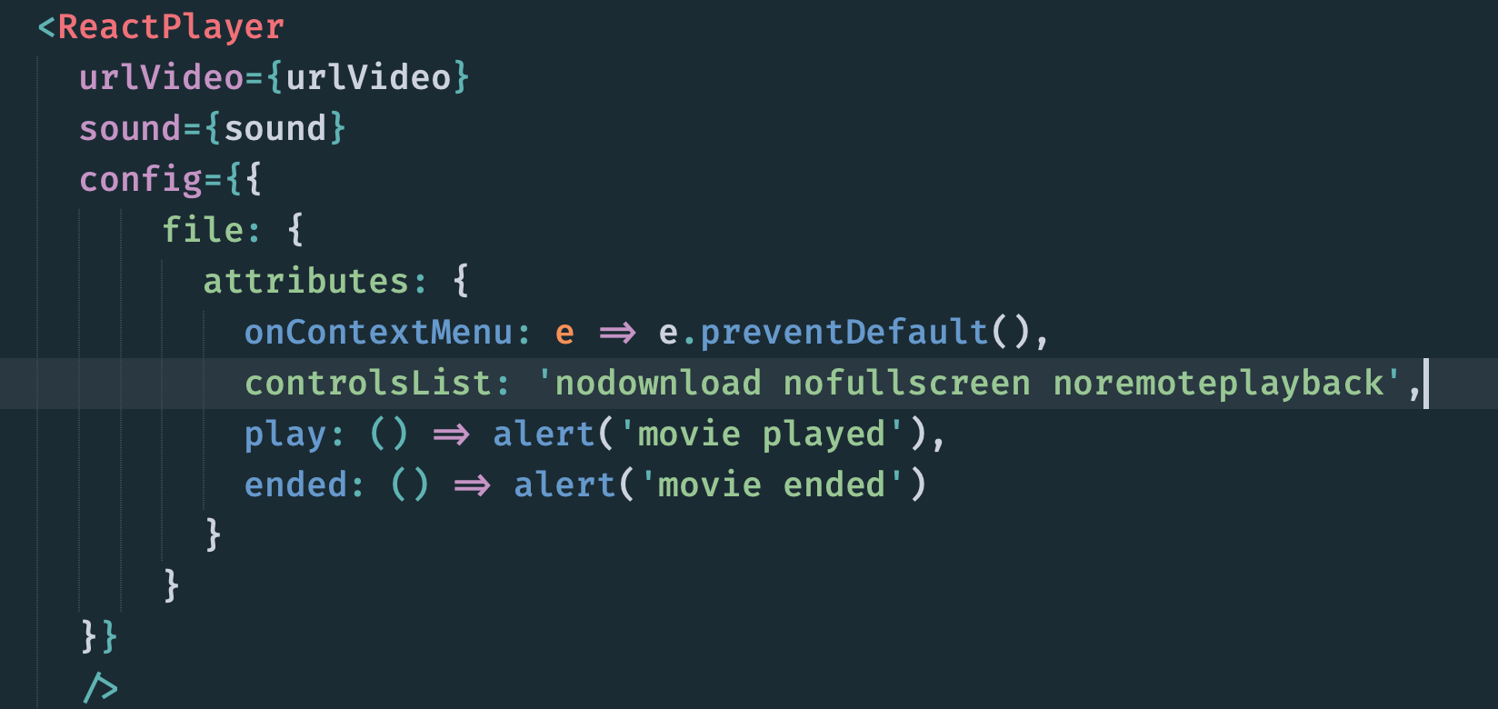 Hide Download, Picture in Picture and onContextMenu but none of it ...