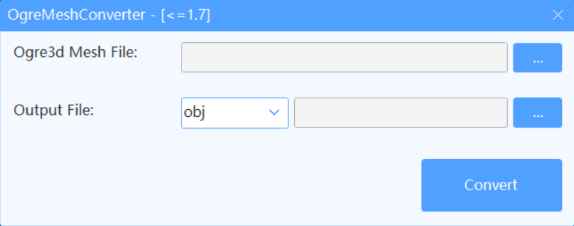 GitHub - cookgreen/OgreMeshConverter: Convert Ogre3d Mesh (.mesh) into ...