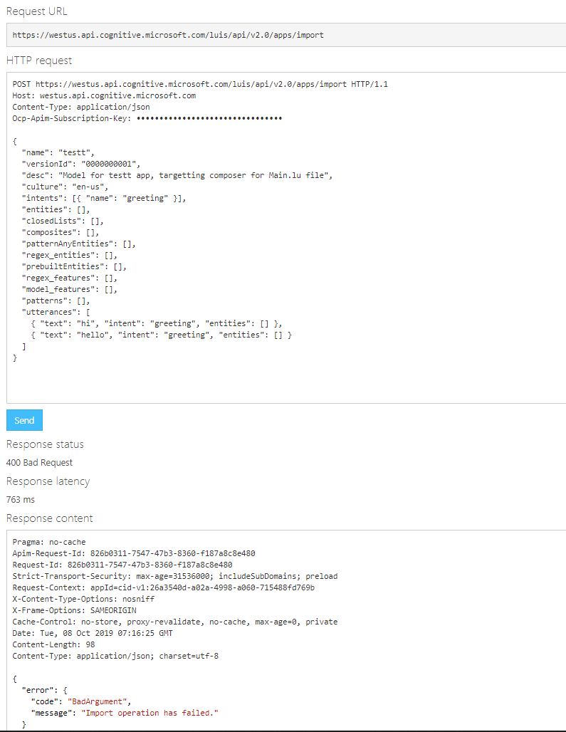 Error occurs when publish luis · Issue #1035 · microsoft/BotFramework-Composer · GitHub