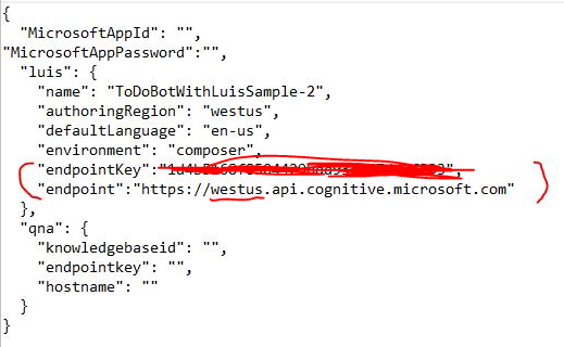 Luis Resource Setting Should Be Consistent Between Composer Run And