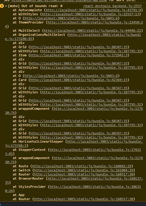 [mobx] Out Of Bounds Read 0 · Issue 2913 · Mobxjs Mobx · Github