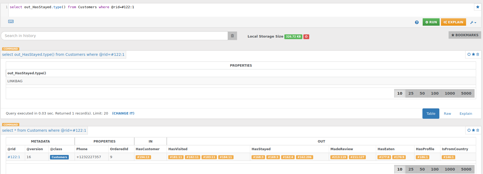 Saving a vertex using studio or REST-API and then adding new edges with the Java API breaks ...