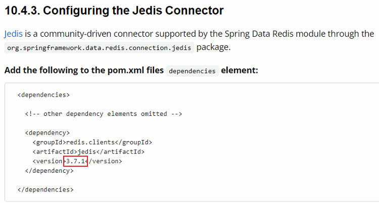 The following method did not exist: redis.clients.jedis.JedisPoolConfig.setMaxWait(Ljava/time ...