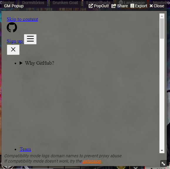 Hey · Issue #3 · ardittristan/FoundryVTT-Inline-Webviewer-Extension · GitHub