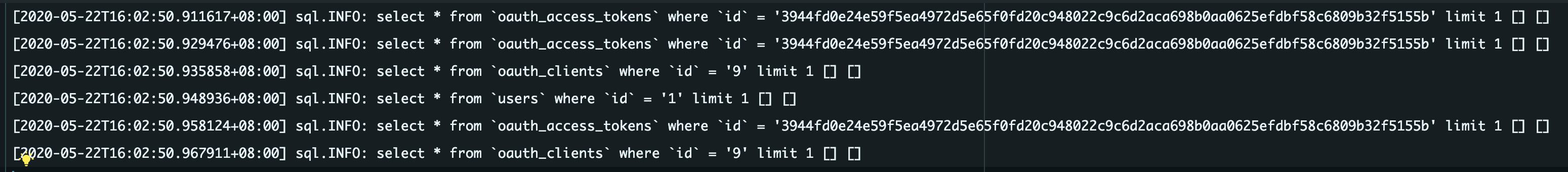 Too many SQL requests · Issue #1278 · laravel/passport · GitHub