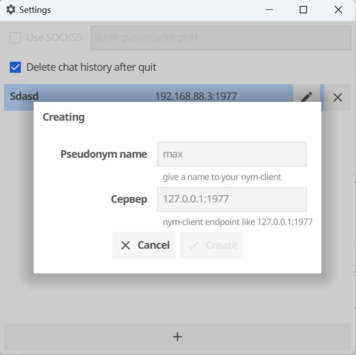 GitHub - craftdome/nymgraph: A graphical chat client for NYM (nym-client)