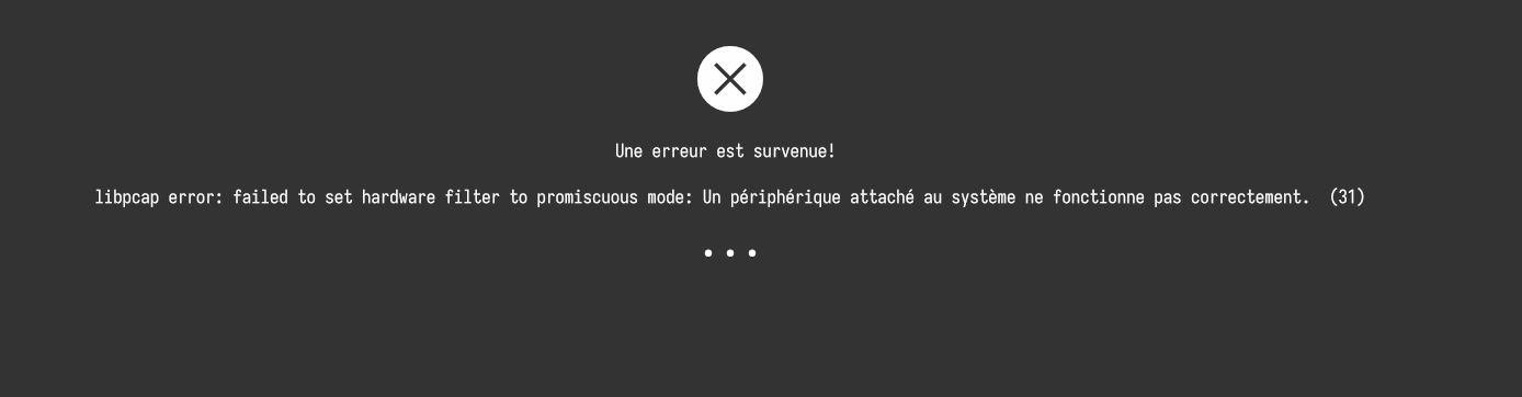 Error Libpcap Cannot Set Filter To Promiscuous Mode · Issue 121 · Gyulyvgcsniffnet · Github