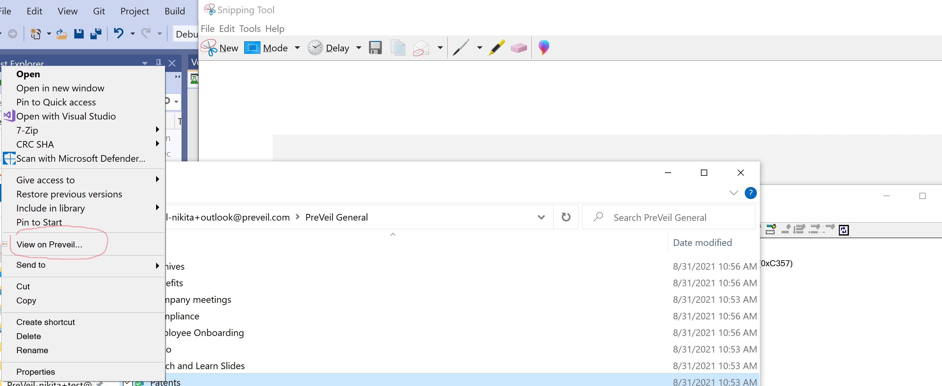 How to access context menu after right click on the file in the file explorer with selenium ...