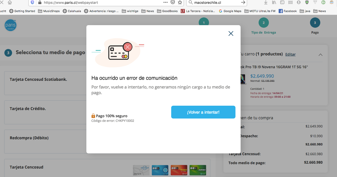 Problemas con tarjetas de credito del extranjero · Issue #383 · TransbankDevelopers/transbank ...