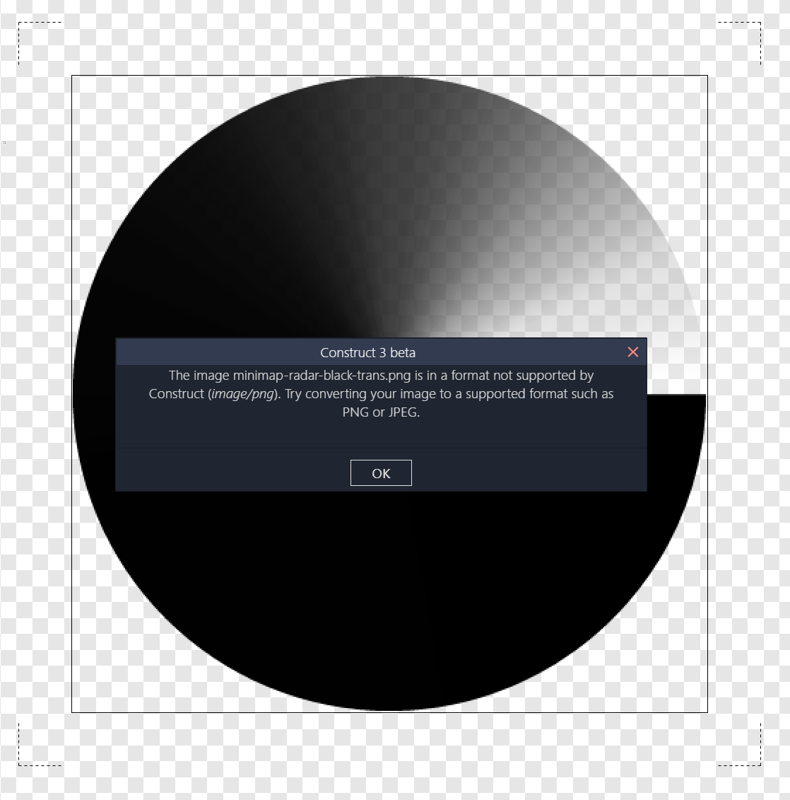 Can't load png file into animation editor in R245 - Says its not supported · Issue #4752 ...
