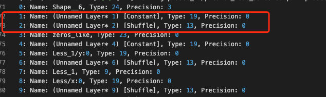 Not implementation of "some layers". No conforming implementation was found i.e. requested layer ...