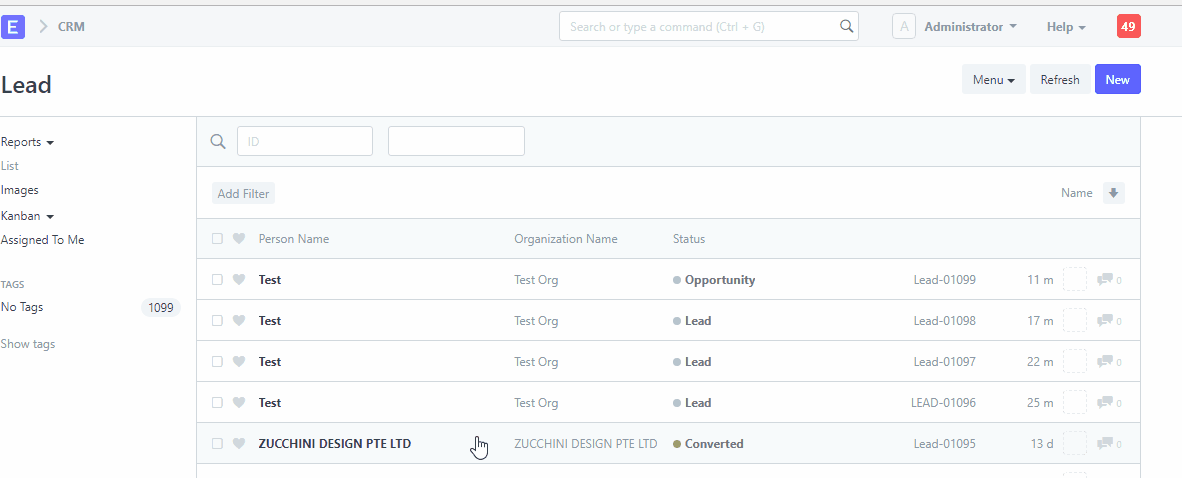 Once a Lead is Converted, should not be able to create Opportunity from ...