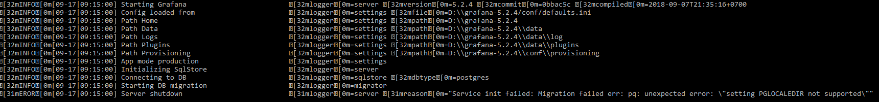 Grafana V54 With Postgresql Database · Issue 13297 · Grafanagrafana