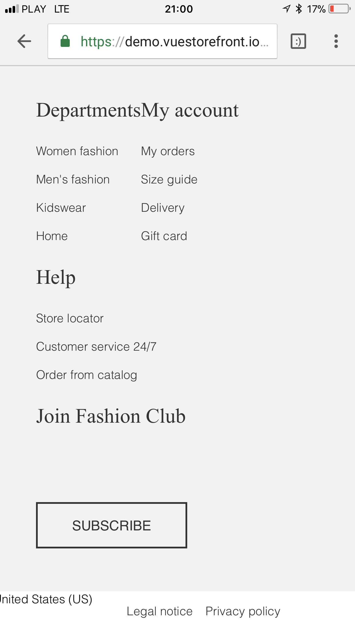 [iPhone/Chrome] Mobile visuals · Issue #170 · vuestorefront/vue-storefront · GitHub