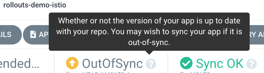 UX: How to resolve OutOfSync & Sync Ok isn't discoverable · Issue #5112 ...
