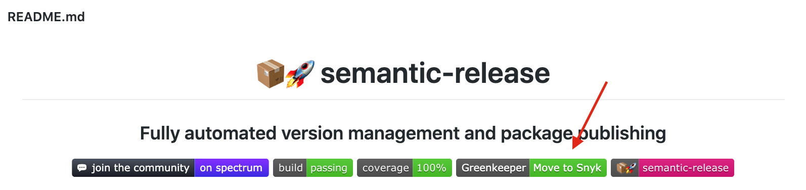 Greenkeeper is being replaced by Snyk · Issue #1738 · semantic-release/semantic-release · GitHub