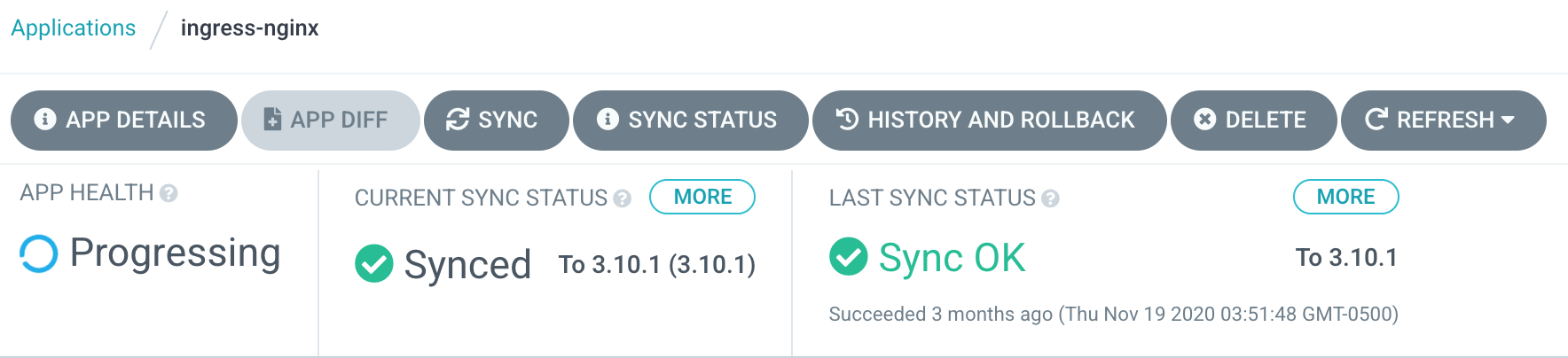 nginx Helm Version handling is broken · Issue #5489 · argoproj/argo-cd · GitHub