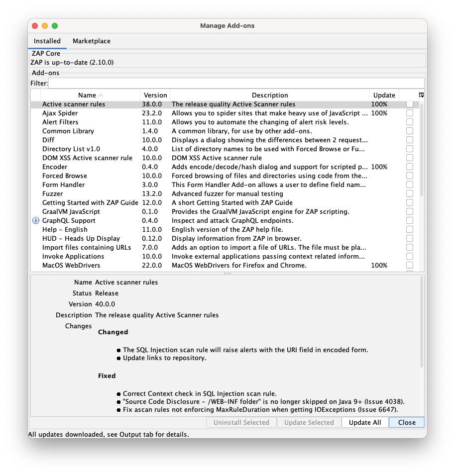 Status text in Manage Add-ons is clipped on macOS because of window corner curves · Issue #6733 ...