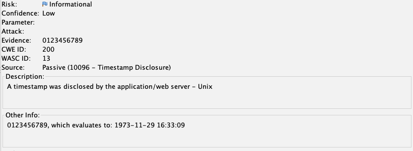 pscanrules Timestamp Disclosure should skip sequential/identical digits and have limited scope ...