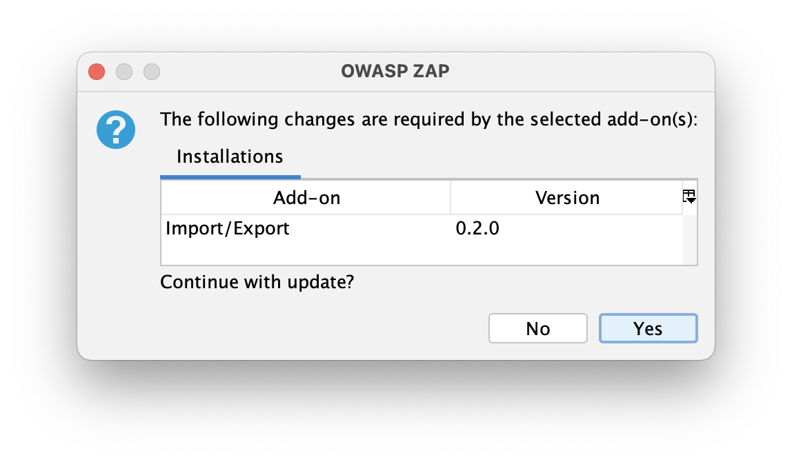 Update add-ons flow is bumpy · Issue #7419 · zaproxy/zaproxy · GitHub
