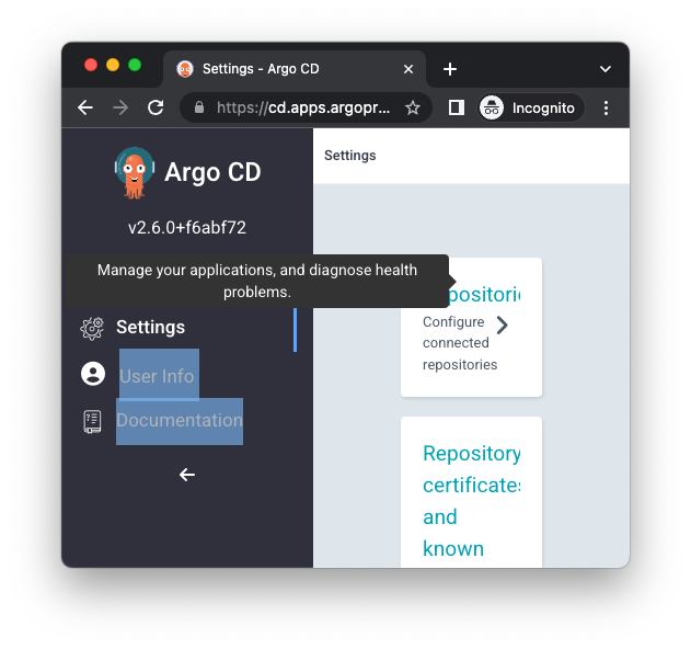 Tooltips point in wrong direction for narrow window · Issue #11935 · argoproj/argo-cd · GitHub