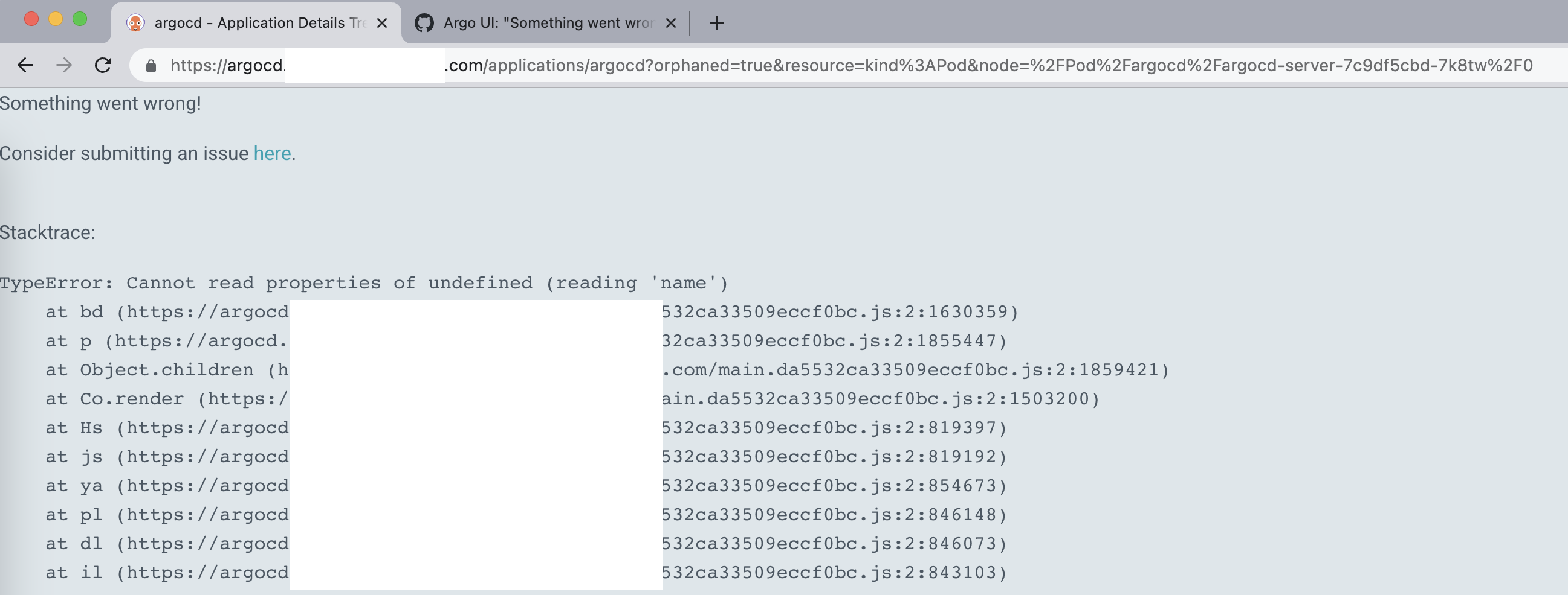 Argo Ui Something Went Wrong When Deleting Resource · Issue 11270 · Argoprojargo Cd · Github 