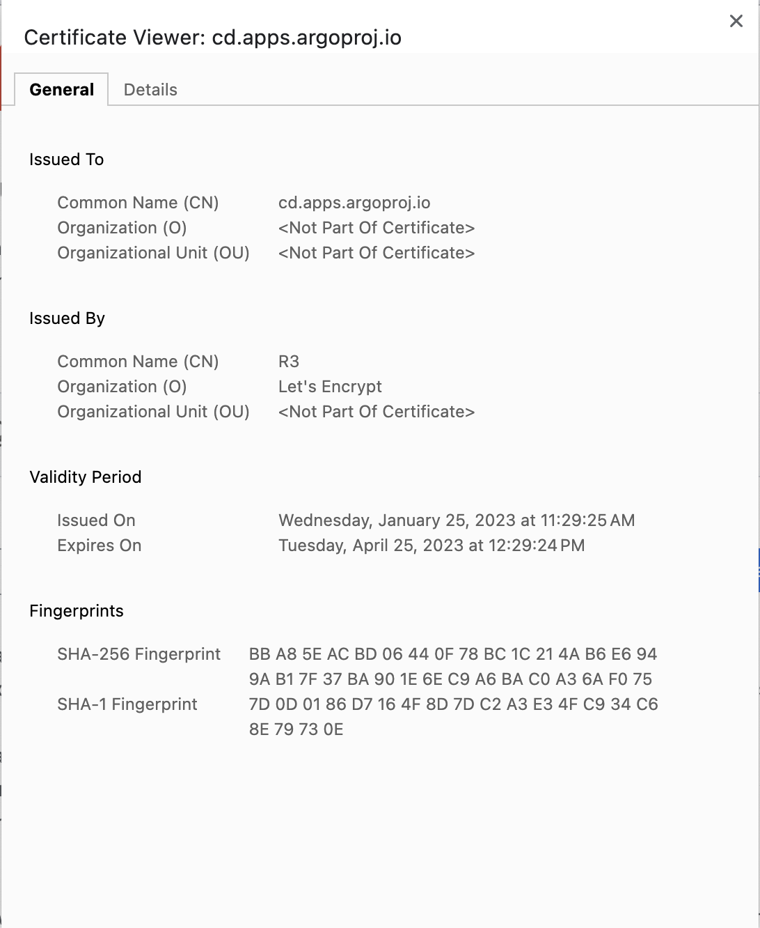 Certificate for https://cd.apps.argoproj.io/ expired · Issue #13350 · argoproj/argo-cd · GitHub