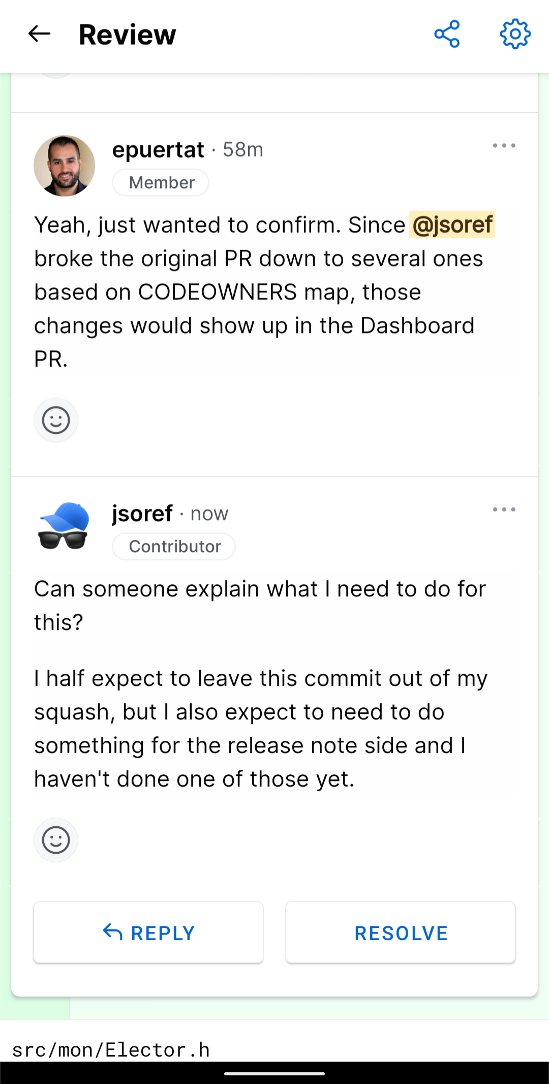 Reply / Resolve buttons confusing · community · Discussion #53958 · GitHub