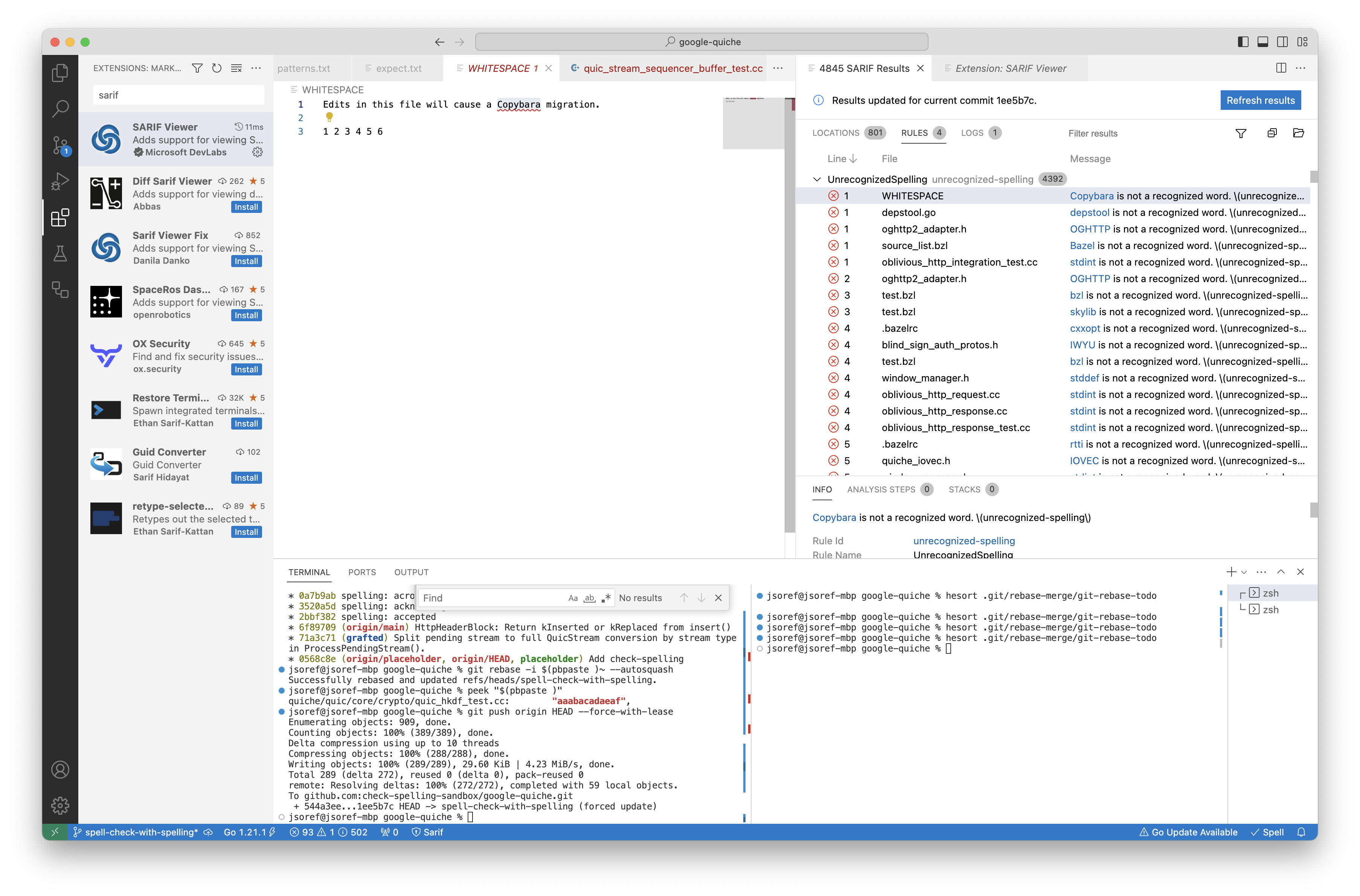 Bad contrast between `link` in message and `background` in `selected row` · Issue #534 ...