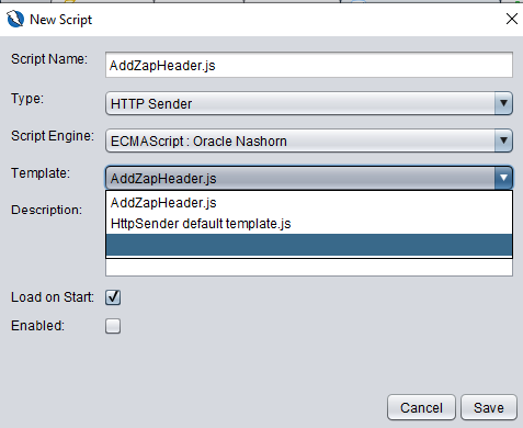 New Script blank field is inconsistent in dropdowns · Issue #5750 · zaproxy/zaproxy · GitHub