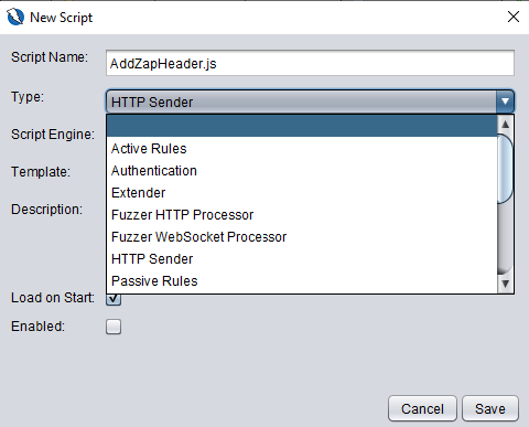 New Script blank field is inconsistent in dropdowns · Issue #5750 · zaproxy/zaproxy · GitHub