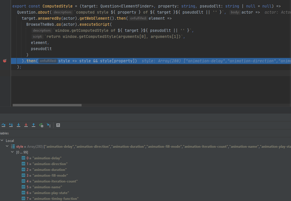 [How-to]: Ensure that target getComputedStyle ? · Issue #700 · serenity-js/serenity-js · GitHub