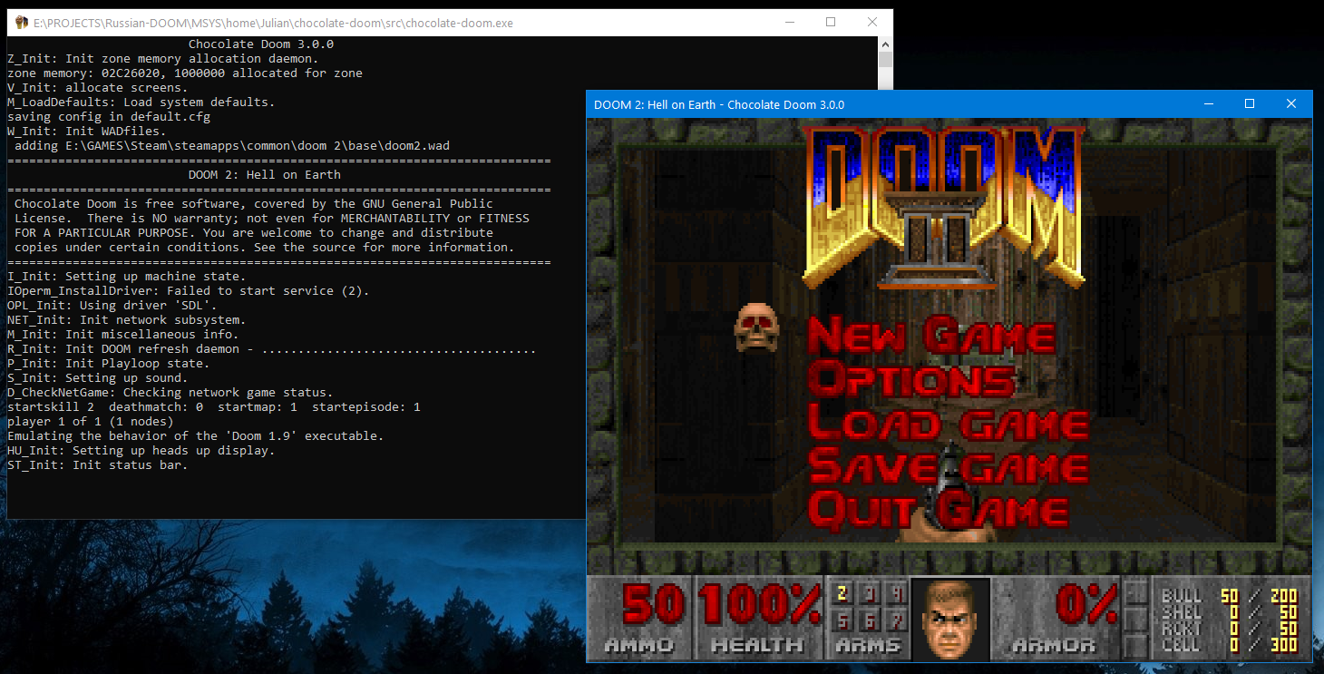 Optional console output for Windows · Issue #1166 · chocolate-doom/chocolate-doom · GitHub