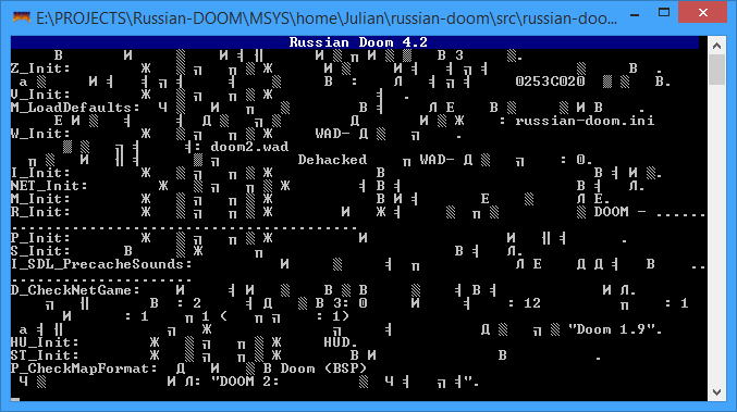 Windows: devparm output is unreadable in Windows versions below 10 · Issue #197 · Russian-Doom ...