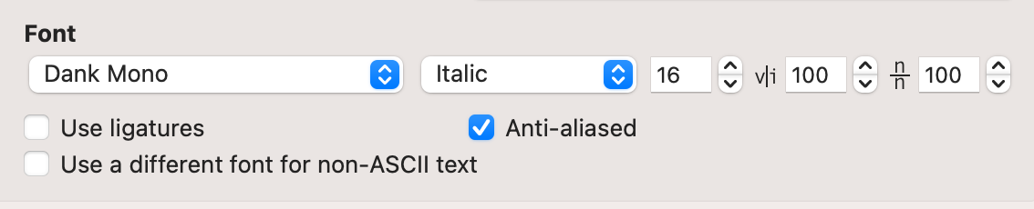 Font variant support missing · Issue #2985 · warpdotdev/Warp · GitHub