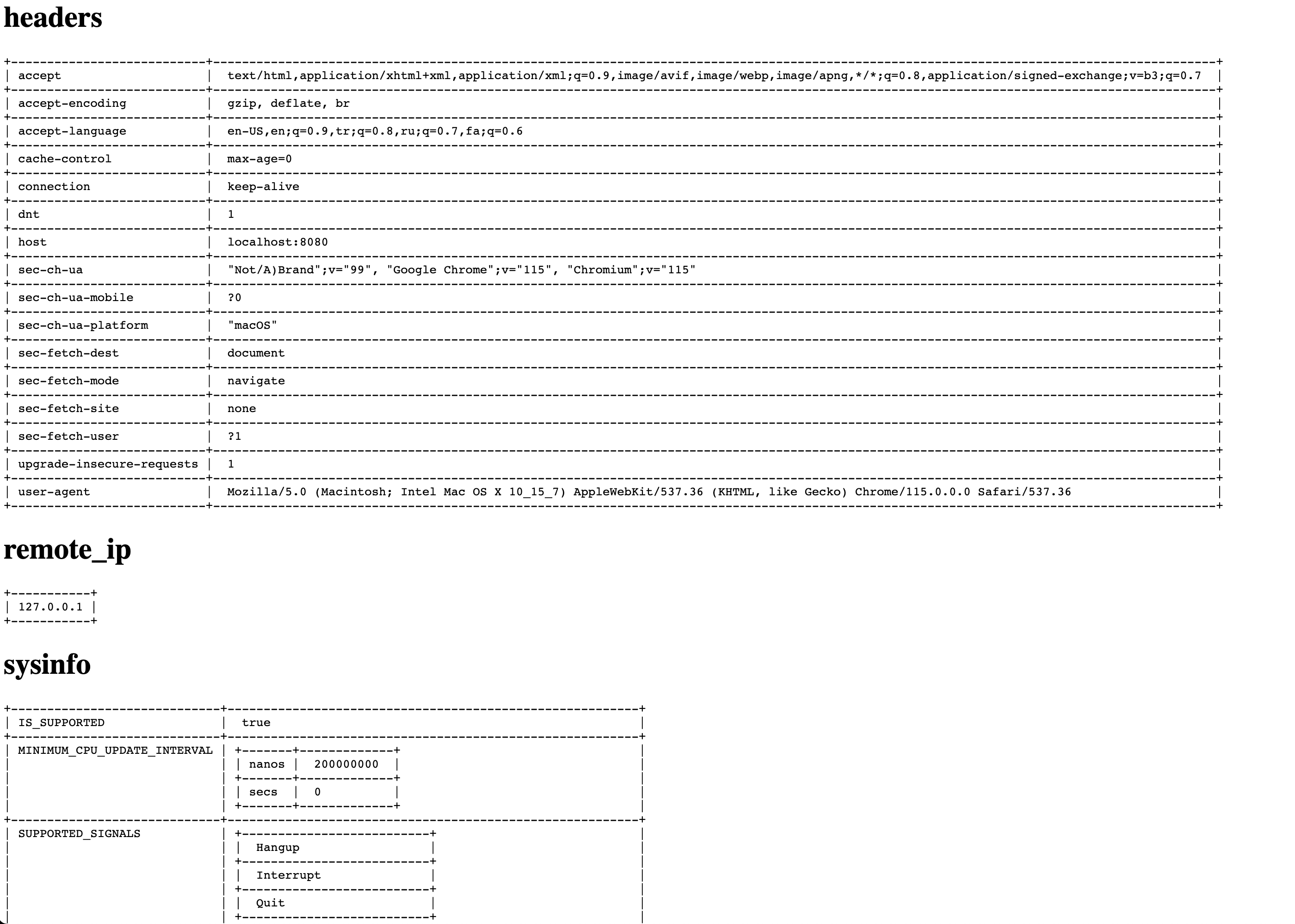 GitHub - umutbasal/whoami: request, system, environment info web service