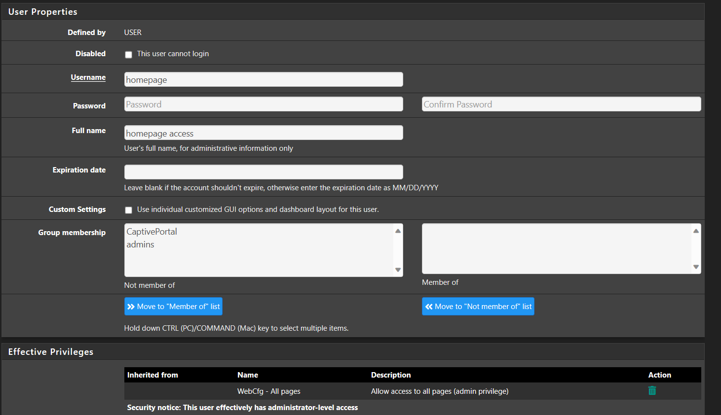 [Bug] pfSense widget TypeError: Cannot read properties of undefined (reading 'status') · Issue ...