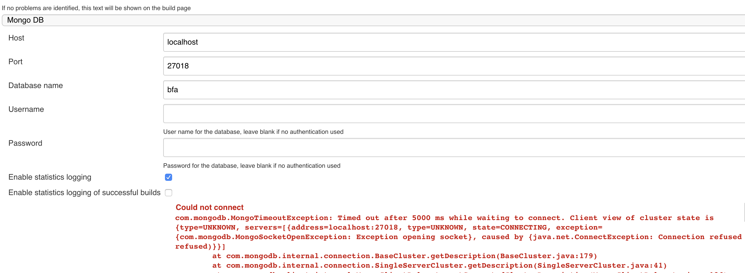 JENKINS-57812 Fix test connection by timja · Pull Request #102 ... JENKINS-57812 Fix test connection by timja · Pull Request #102 ...