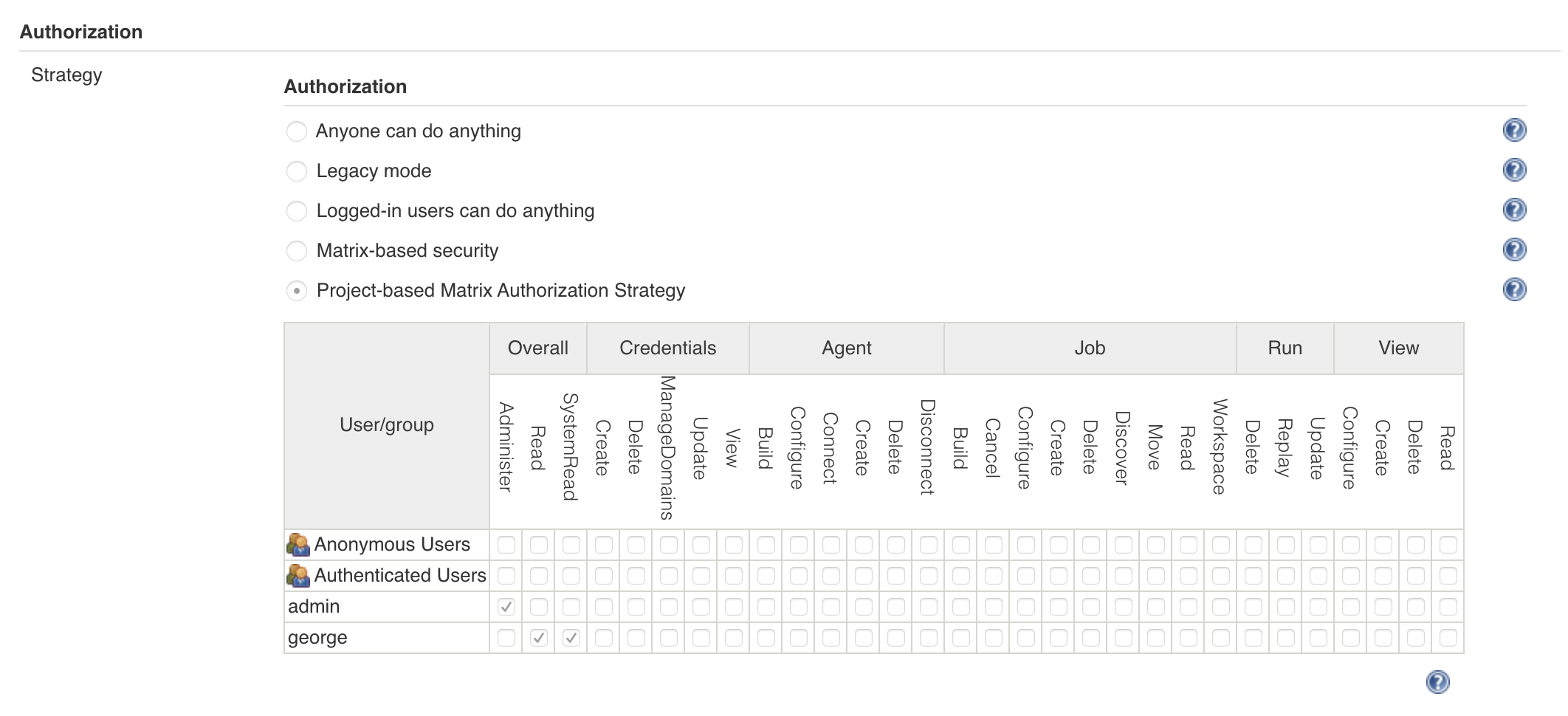 JENKINS-61205 System read support by timja · Pull Request #78 · jenkinsci/matrix-auth-plugin ...