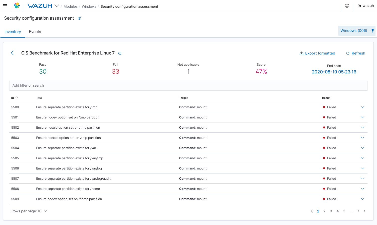 SCA section bug fixes and improvements · Issue #2441 · wazuh/wazuh-dashboard-plugins · GitHub