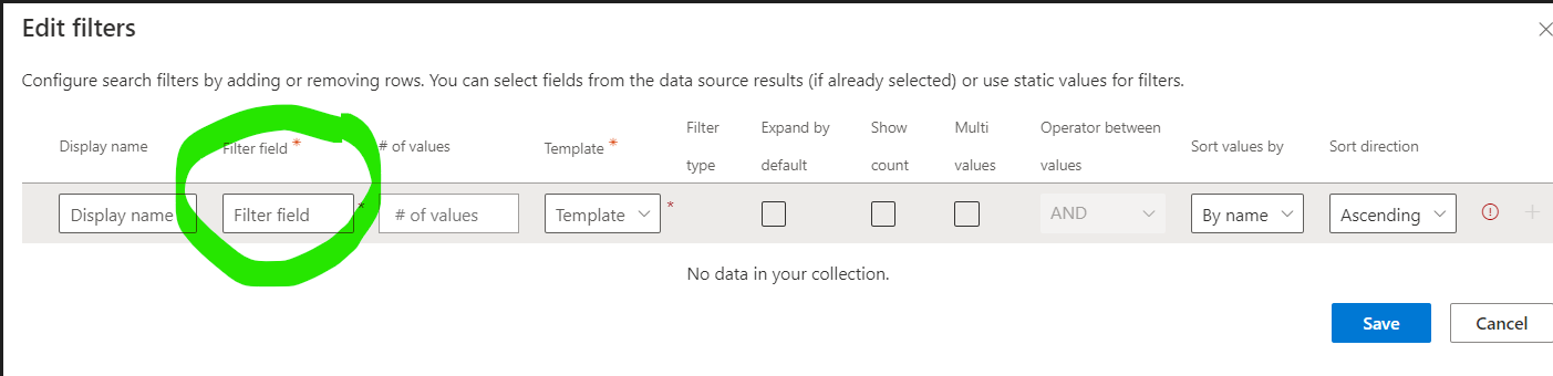 No dropdown for Filter Field on Pnp Search Filter Webpart · Issue #2605 · microsoft-search/pnp ...