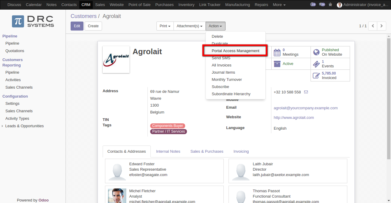 [11.0] Portal Access Management In Partner · Issue #20140 · odoo/odoo ...
