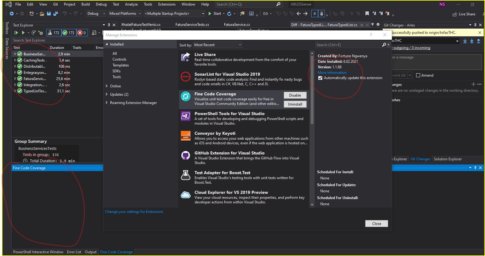 FCC is not running · Issue #88 · FortuneN/FineCodeCoverage · GitHub
