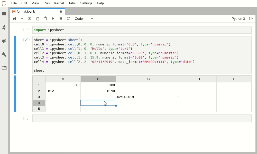 Float turned into int along the way · Issue #92 · jupyter-widgets-contrib/ipysheet · GitHub